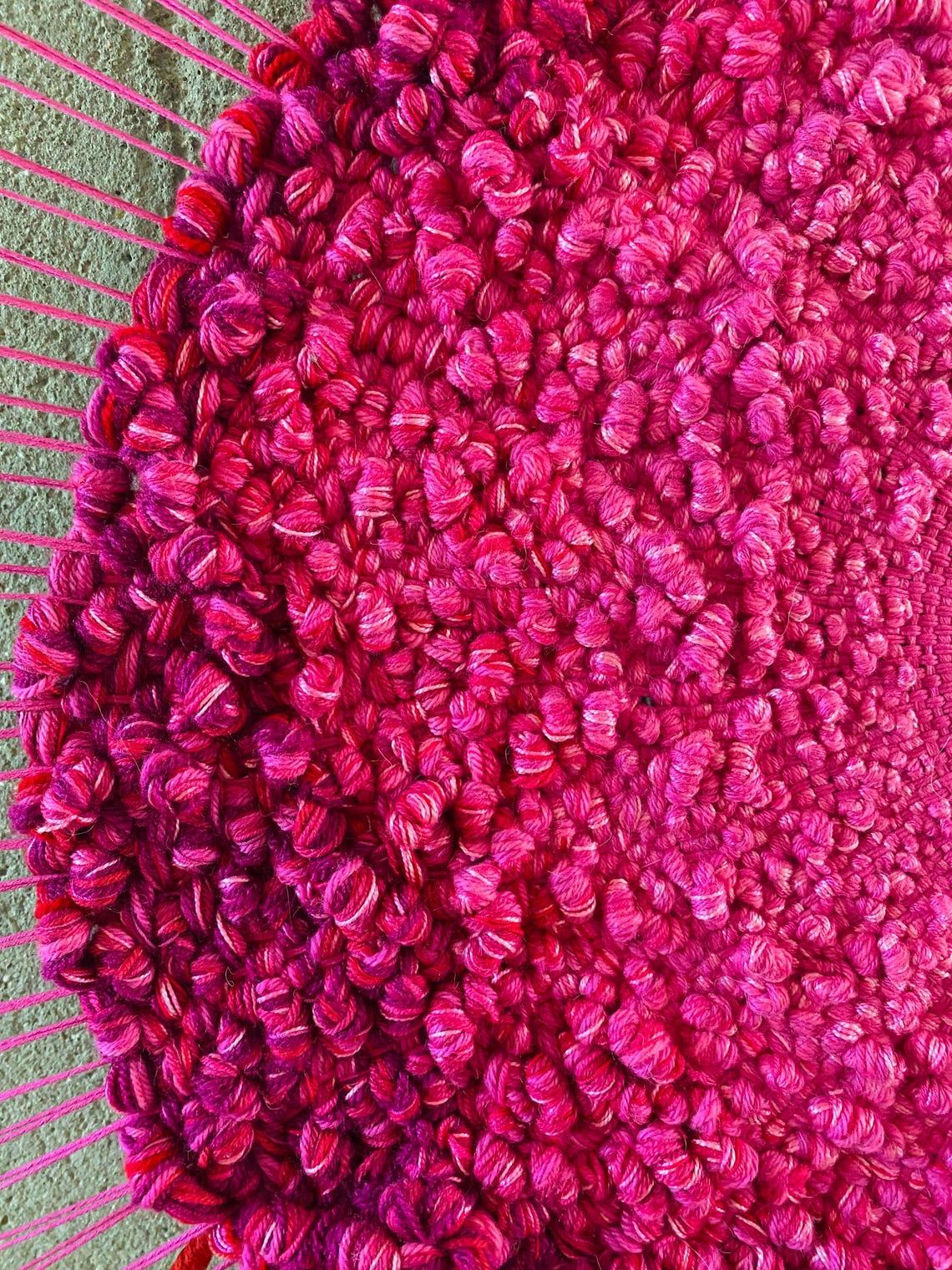 Round Weaving | Circular Tapestry | Circle | Round Tapestry | Circle ...