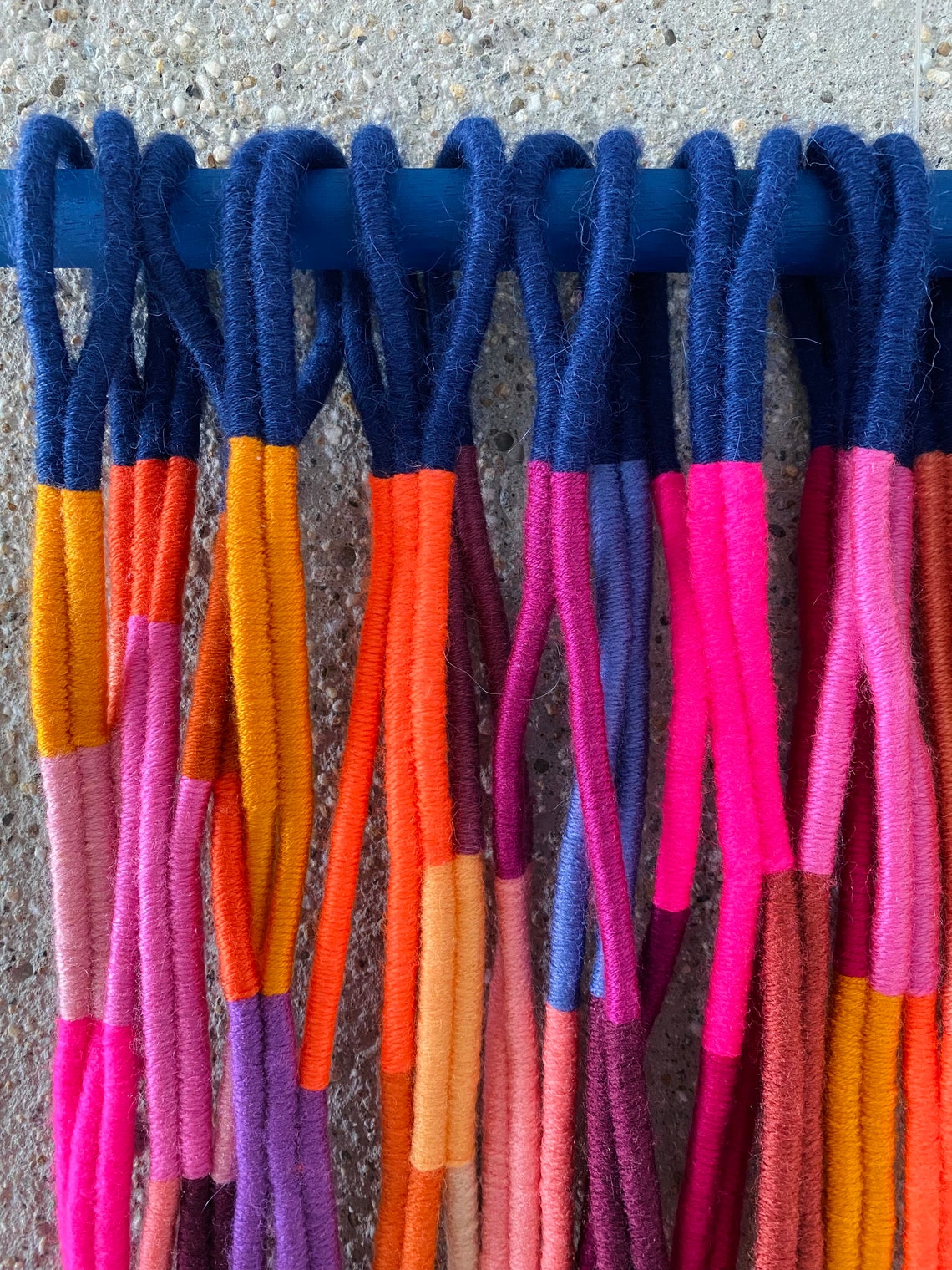 Rope Tapestry | Macrame Decoration | Wrapping Rope | Fiber Art ...