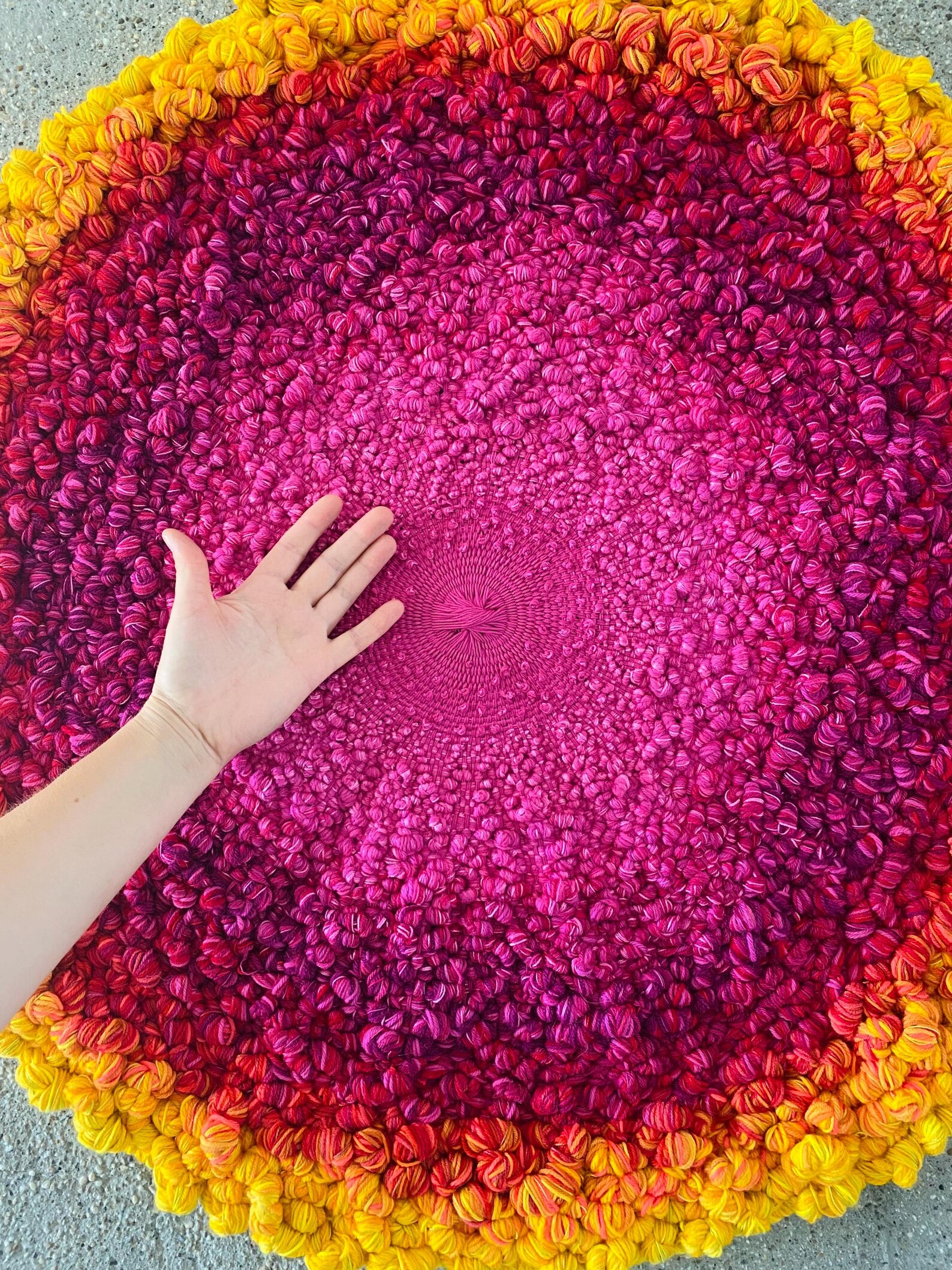 Round Weaving | Circular Tapestry | Circle | Round Tapestry | Circle ...