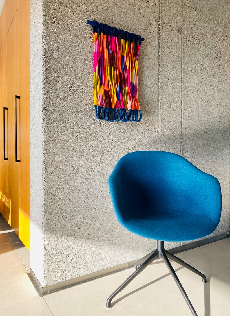 Rope Tapestry Macrame Decoration Wrapping Rope Fiber Art Macrame Wall ...