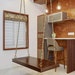 Wooden Jhula Swing With Brass Hooks and Brass Chains/hanging Swing ...