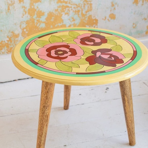 Hand Painted Table - Etsy