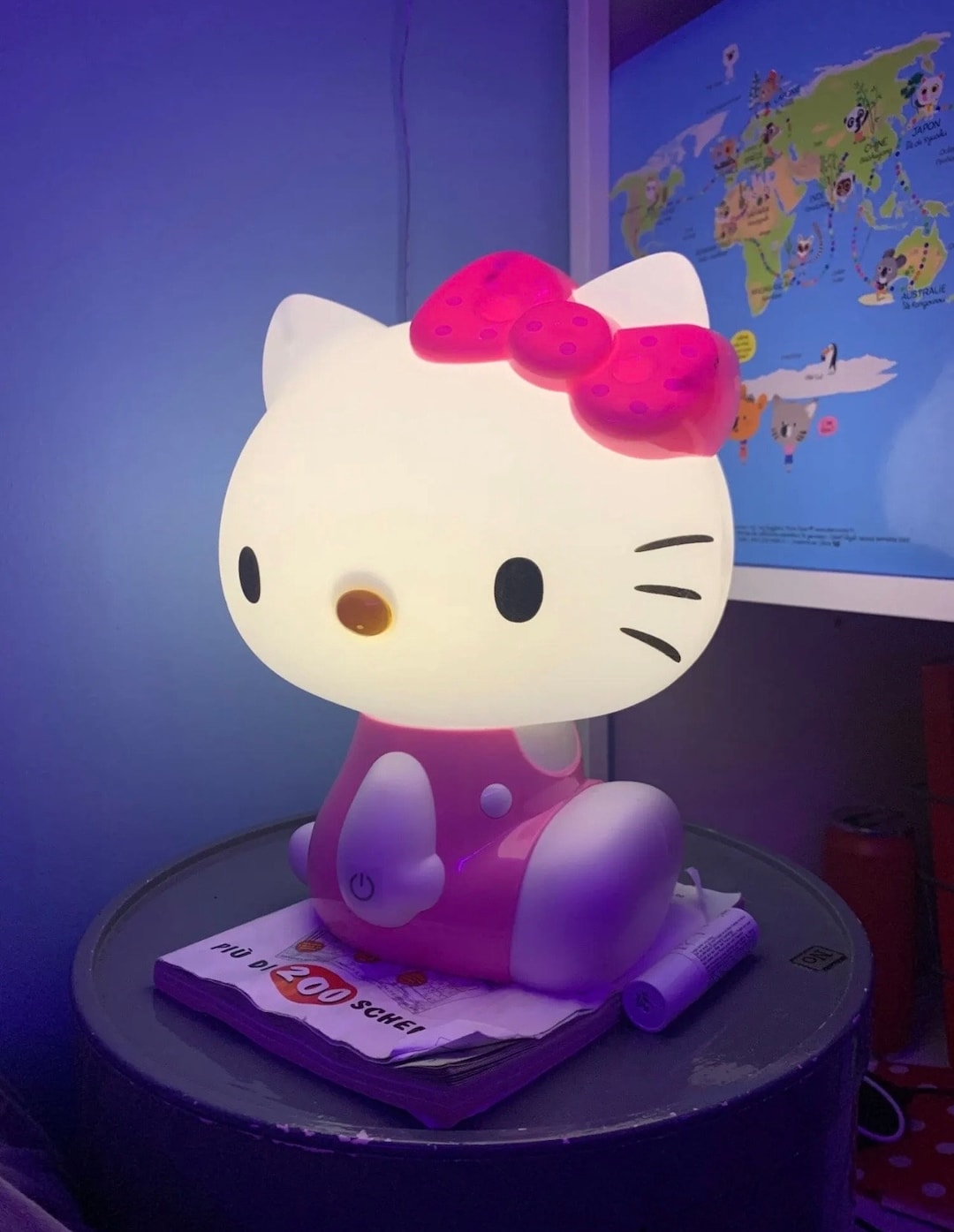 Sanrio Hello Kitty Night Light Lamp Touch up Light Gift for Her ...