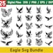 Flying Eagle SVG Bundle, Flying Eagle Dxf, Flying Eagle Png, Flying ...
