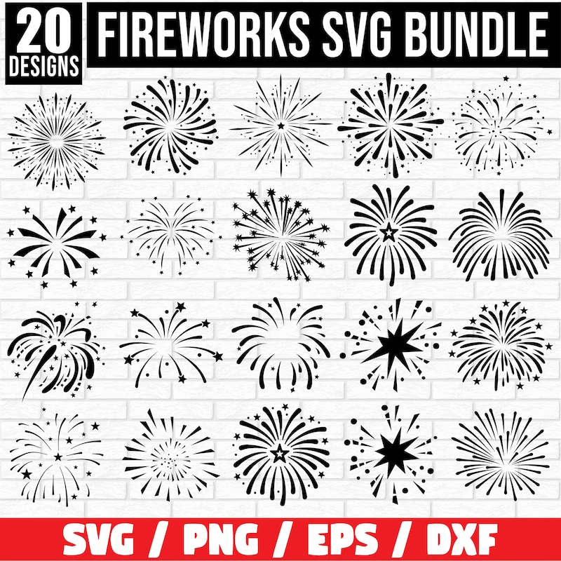 Firework Svg - Etsy