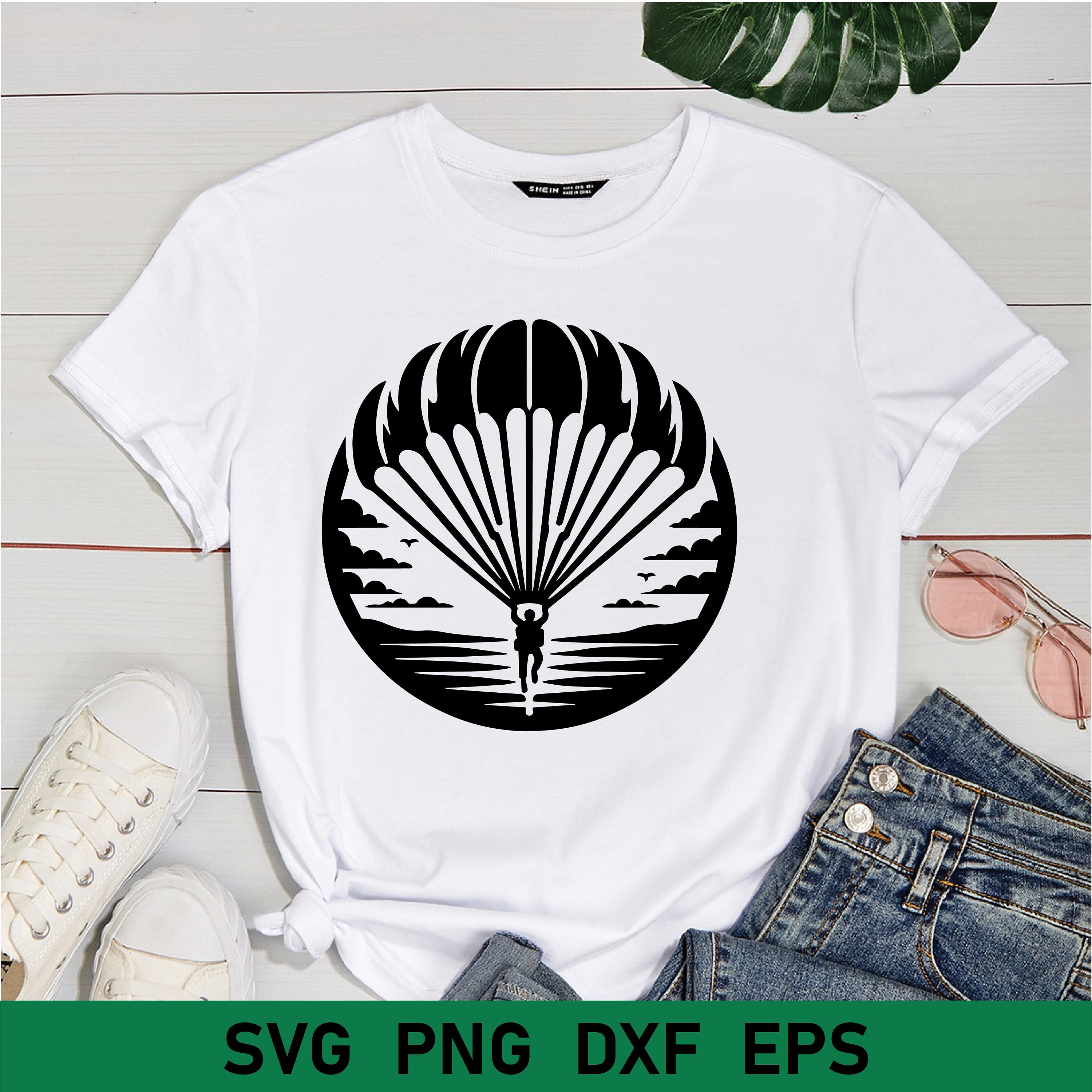 Parachute SVG Bundle, Parachute Png, Parachute Eps, Parachute Vector ...