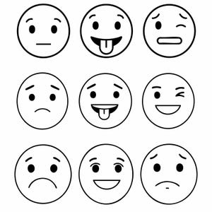 Emoji Svg Bundle, Emoji PNG Bundle, Emoji Face Pack, Emoji Bundle Svg ...