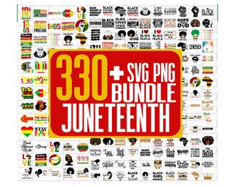 Juneteenth PNG Bundle, Juneteenth Sublimation Png, Free-ish, Black ...