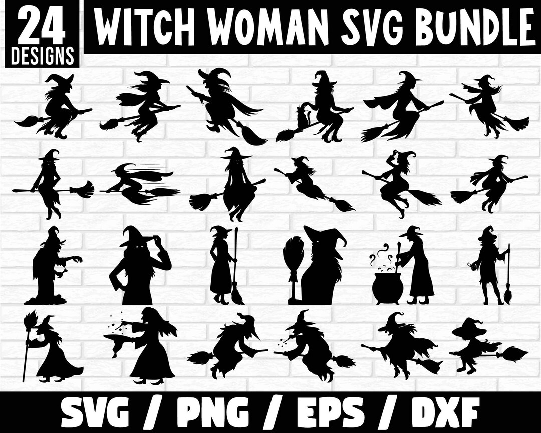 Witch SVG Bundle, Halloween Witch Svg Bundle, Halloween Svg, Fall Svg ...