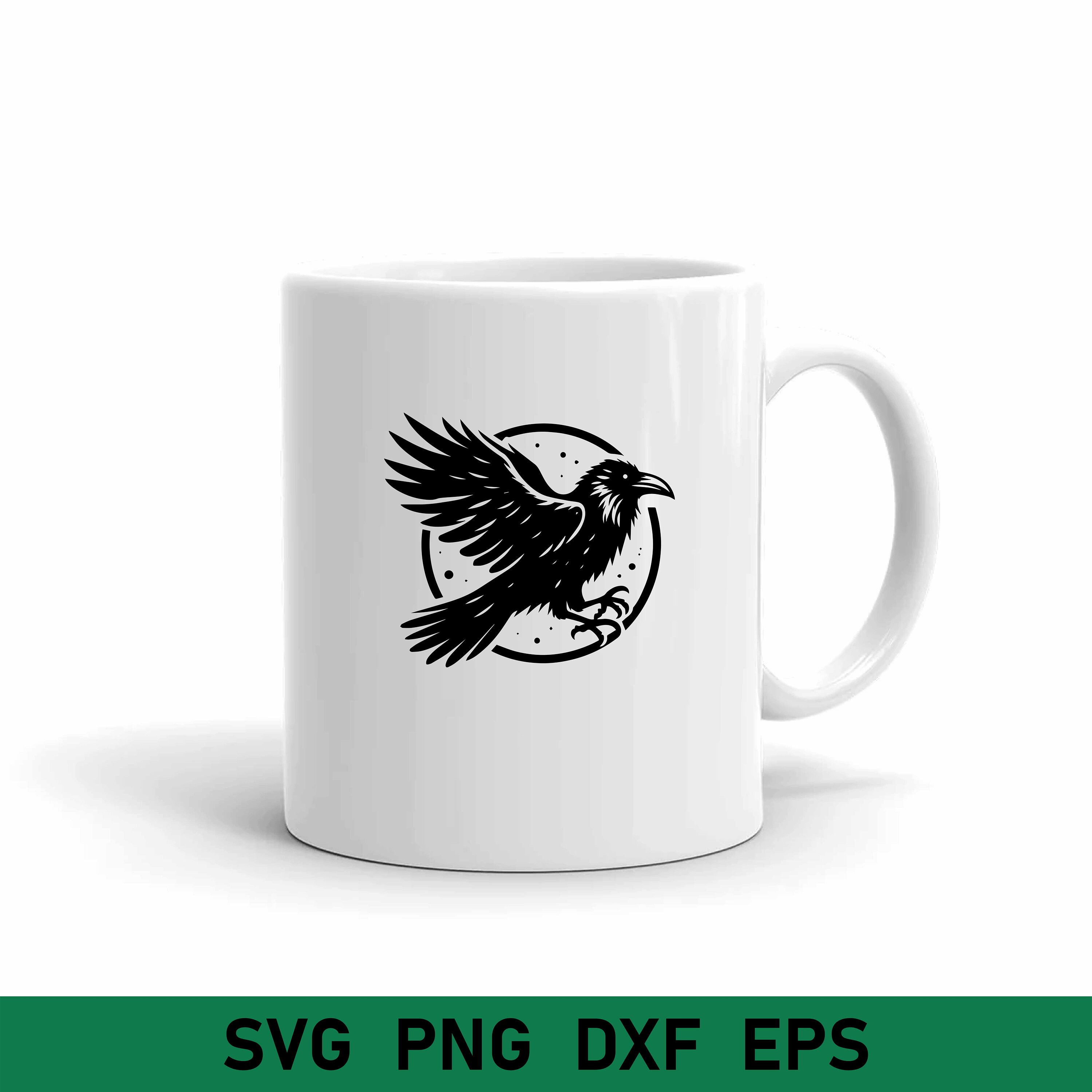 Raven SVG, Raven Head Svg, Raven Cricut, Raven Silhouette, Raven Clip ...