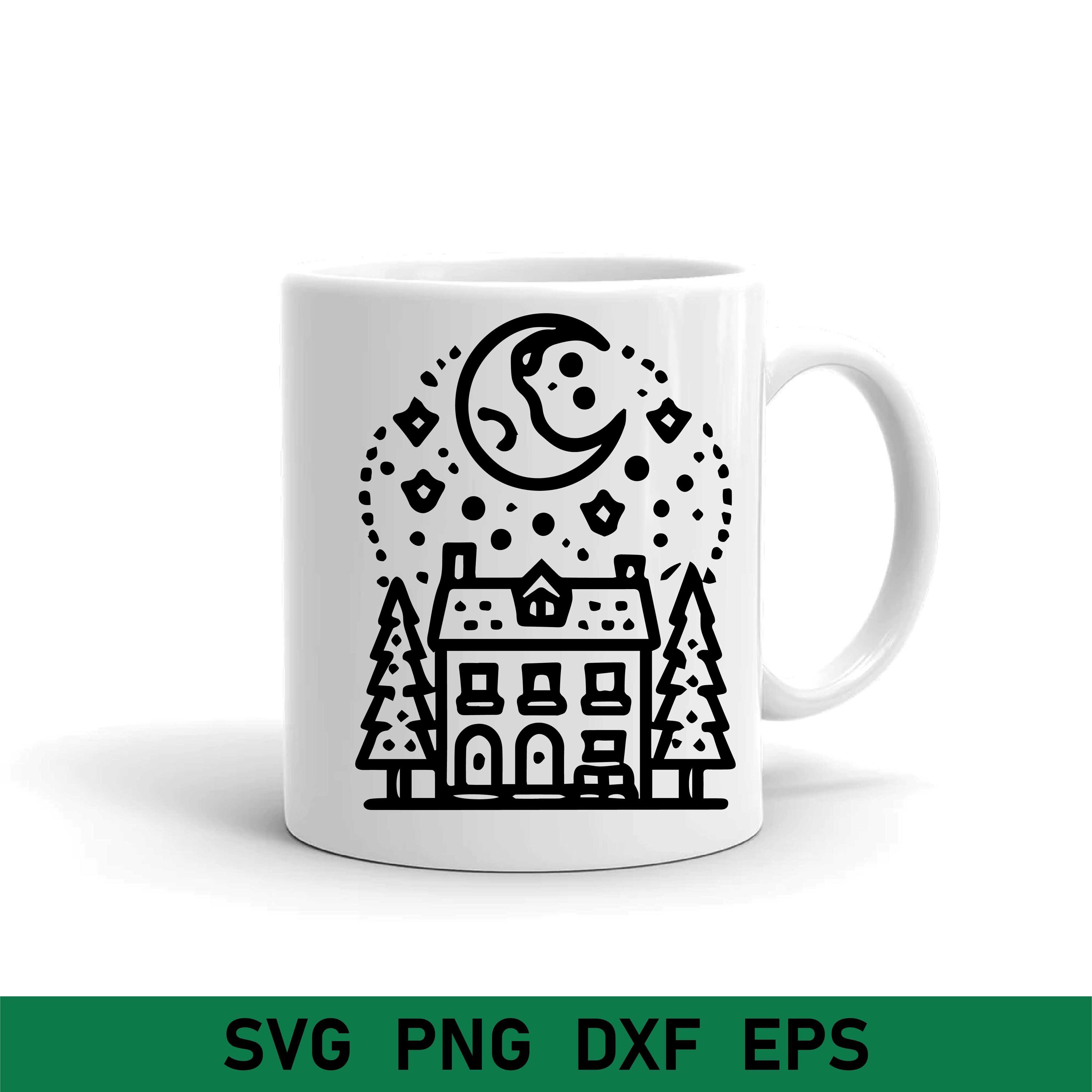 Christmas House Svg Bundle, Christmas Village Svg, Glowforge House Svg ...