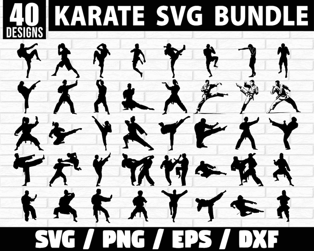 Karate Svg Bundle, Taekwondo Svg, Karate Svg Bundle, Kung Fu Svg, Girl ...
