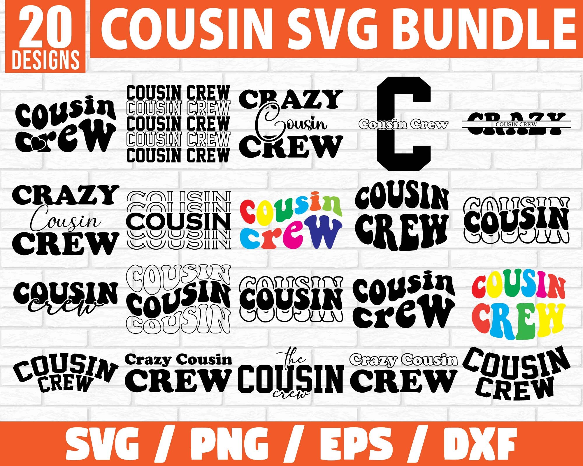 Cousin SVG Bundle, Cousin Crew Svg, Cousins Svg, New to the Crew ...