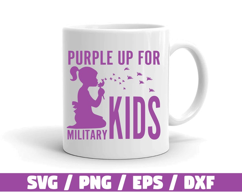 Purple up for Military Kids Svg Bundle, Purple up SVG, Patriotic ...
