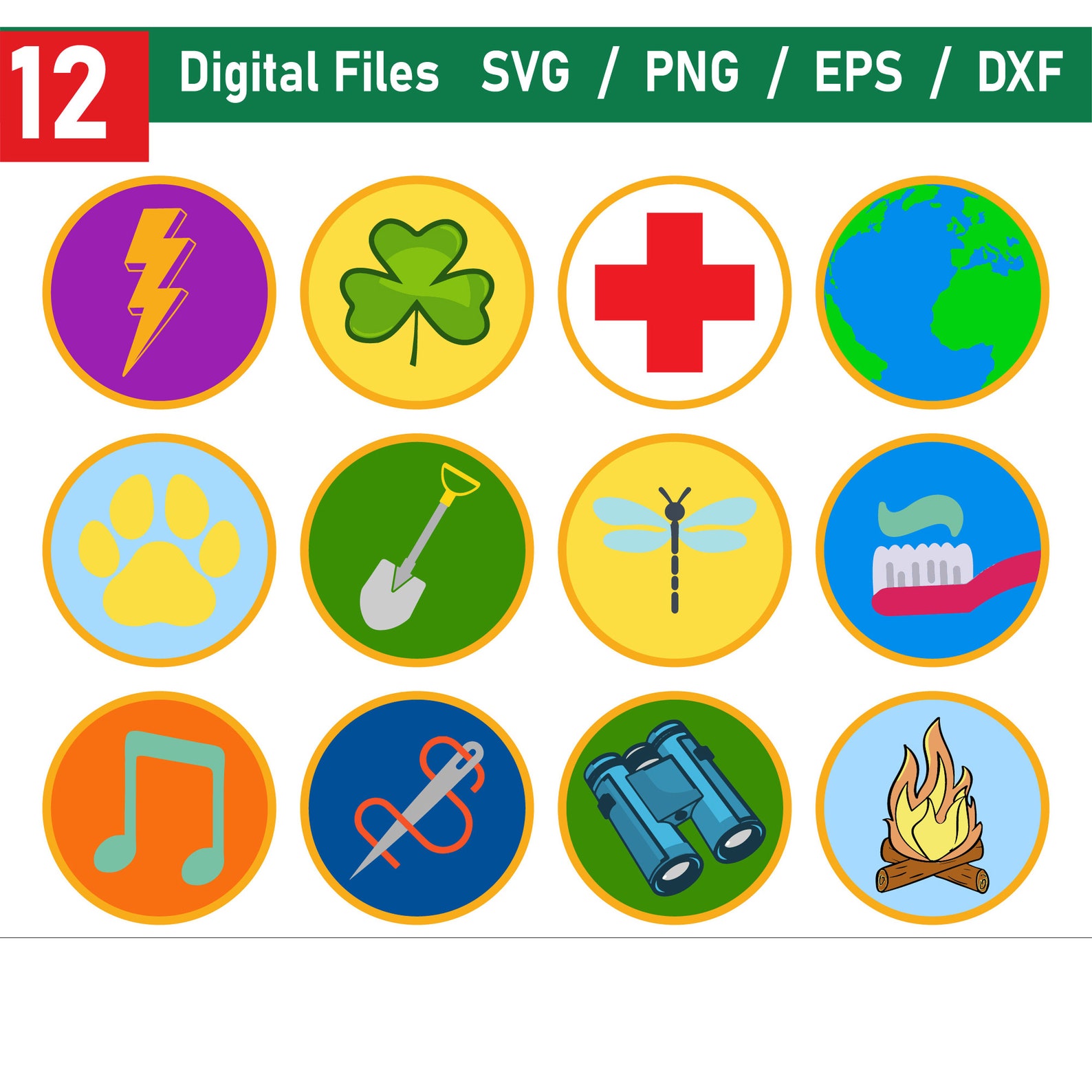 Wilderness Explorer Badges Clipart Badges Clipart Scout Clipart Camping ...