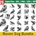Raven SVG, Raven Head Svg, Raven Cricut, Raven Silhouette, Raven Clip ...