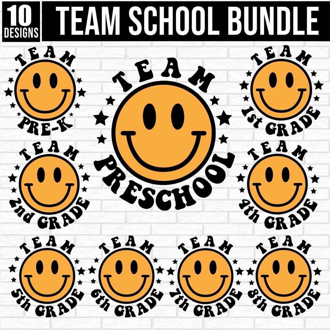 Team School Grade Svg Bundle, Team 1st 2nd 3rd 4th 5th 6th 7th 8th ...