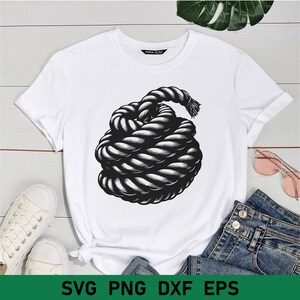 Rope SVG Bundle, Nautical Knot Svg, Rope Dxf, Rope Png, Rope Eps, Rope ...