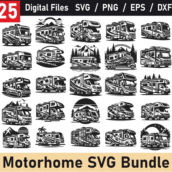 Rv Svg - Etsy