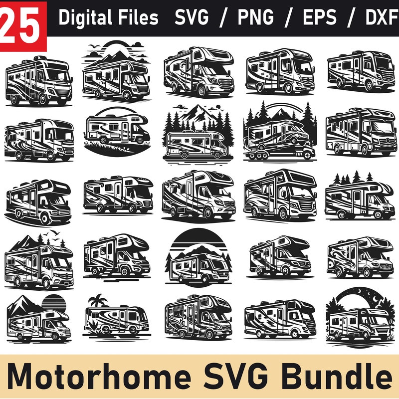 Rv Svg - Etsy