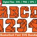 Basketball Font Svg, Sports Font, Basketball Svg, Basketball Alphabet ...