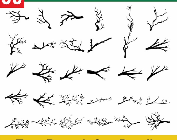 Branch SVG. Branch Png. Branch Cut File. Branch Clipart. Branch Cutting ...