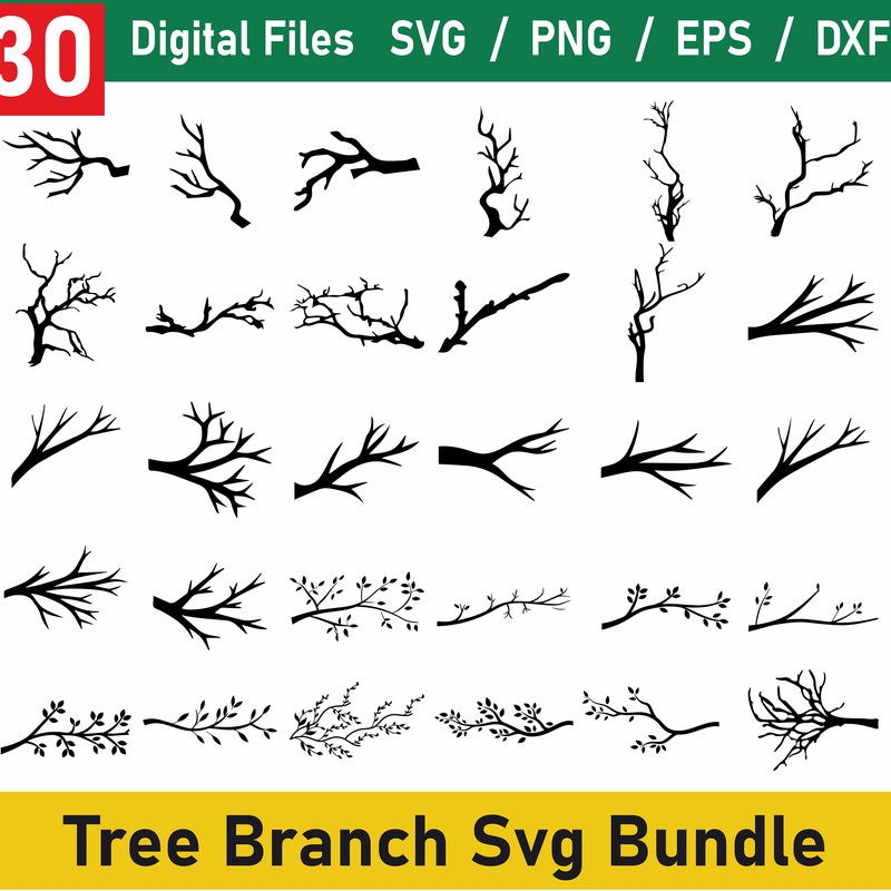 Tree Branches Svg - Etsy