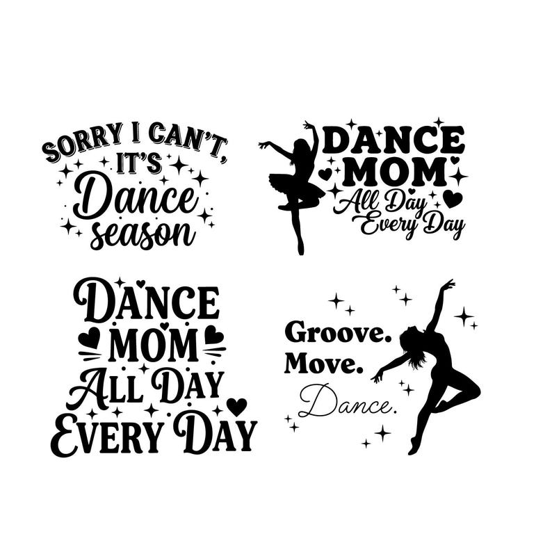 Dance Svg Bundle, Dance Quotes Svg, Dance Mom PNG, Dance Lover Svg ...