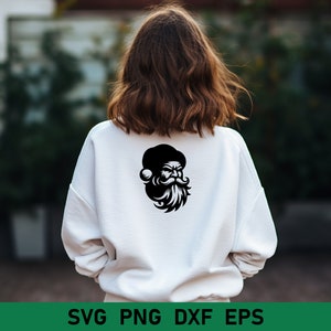 Vintage Santa SVG Bundle, Old School Father Christmas Clipart, Retro ...