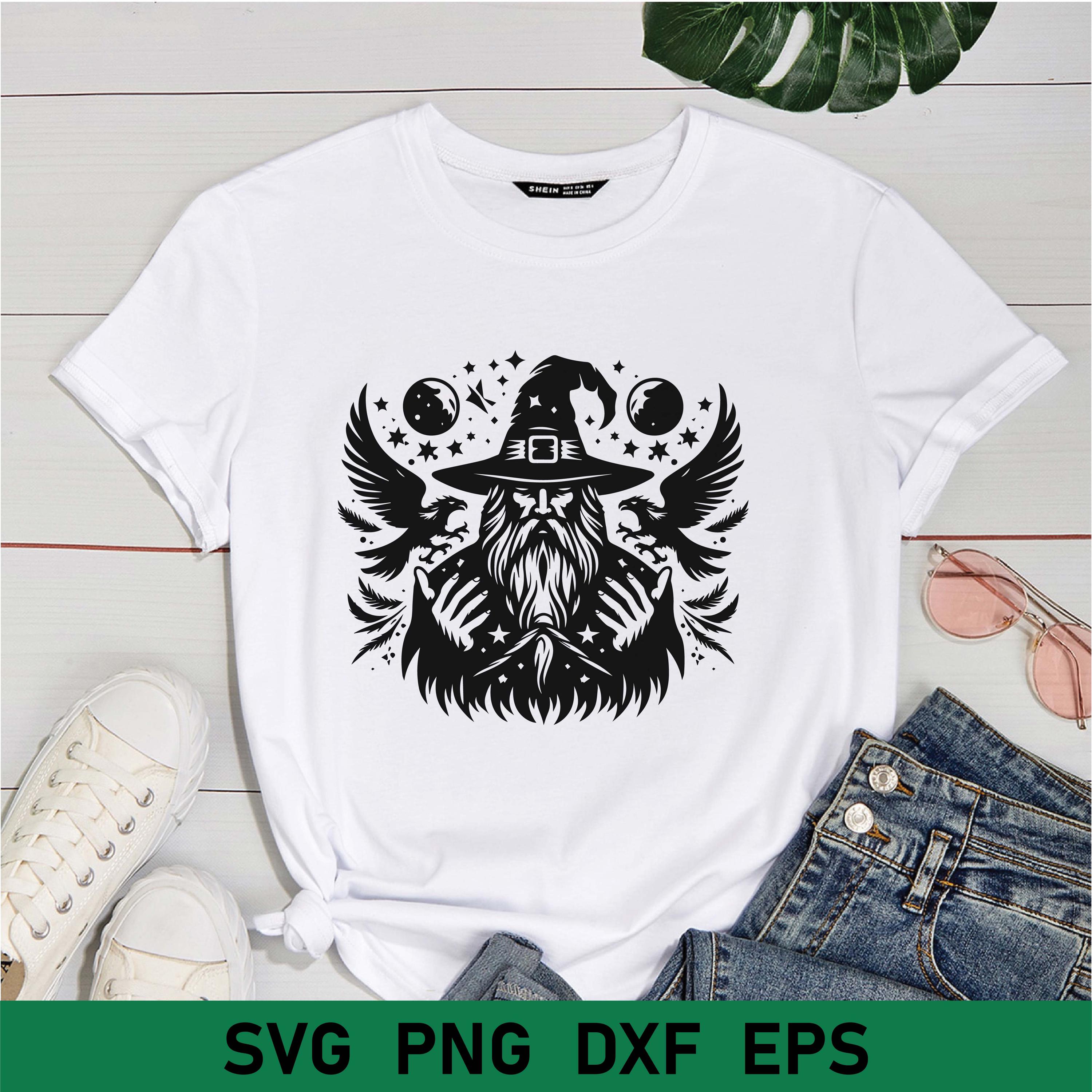 Wizard Svg, Wizard Svg Bundle, Dungeons and Dragons, Wizard Svg Files ...