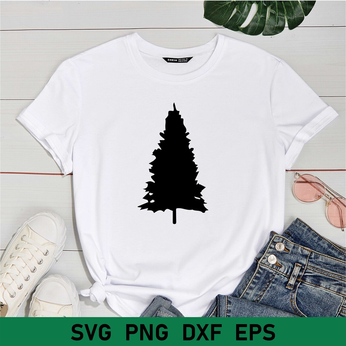 Forest Trees Silhouette Bundle, Forest Tree Svg, Forest Svg, Palm Tree ...
