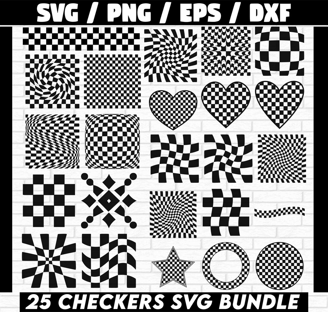 Checkered Svg Bundle, Checkered Pattern Svg, Bundle Svg, Seamless ...