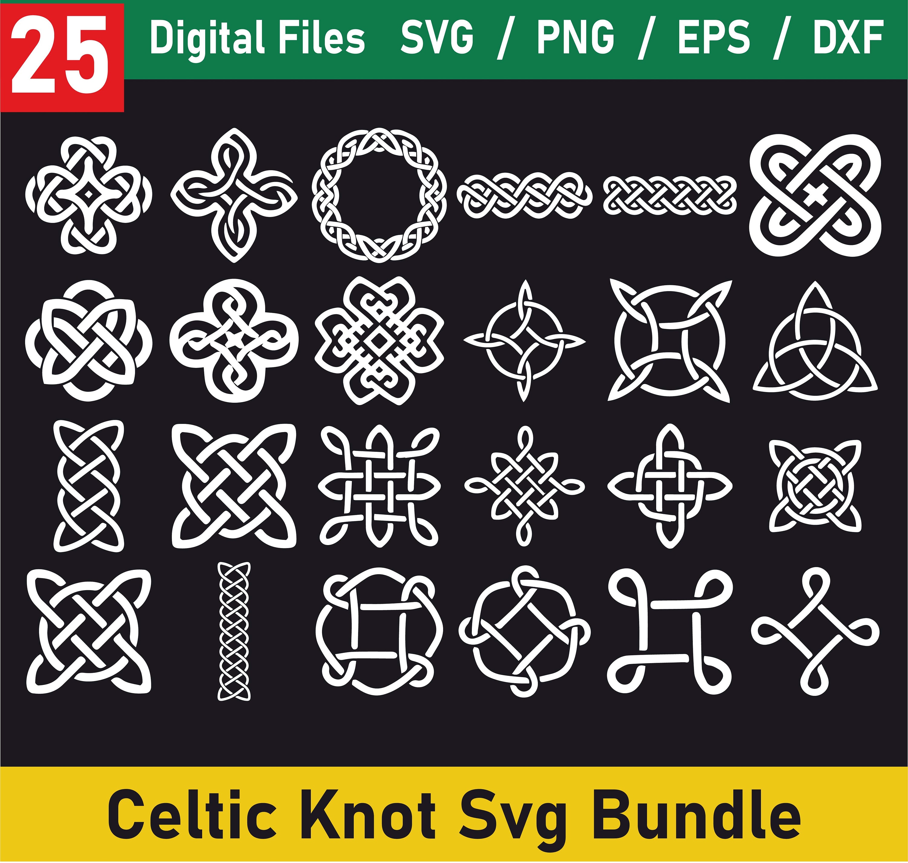 Celtic Knot Svg Bundle, Celtic Knot Clipart, Celtic Knot Cricut, Valhalla Svg, Celtic Svg ...