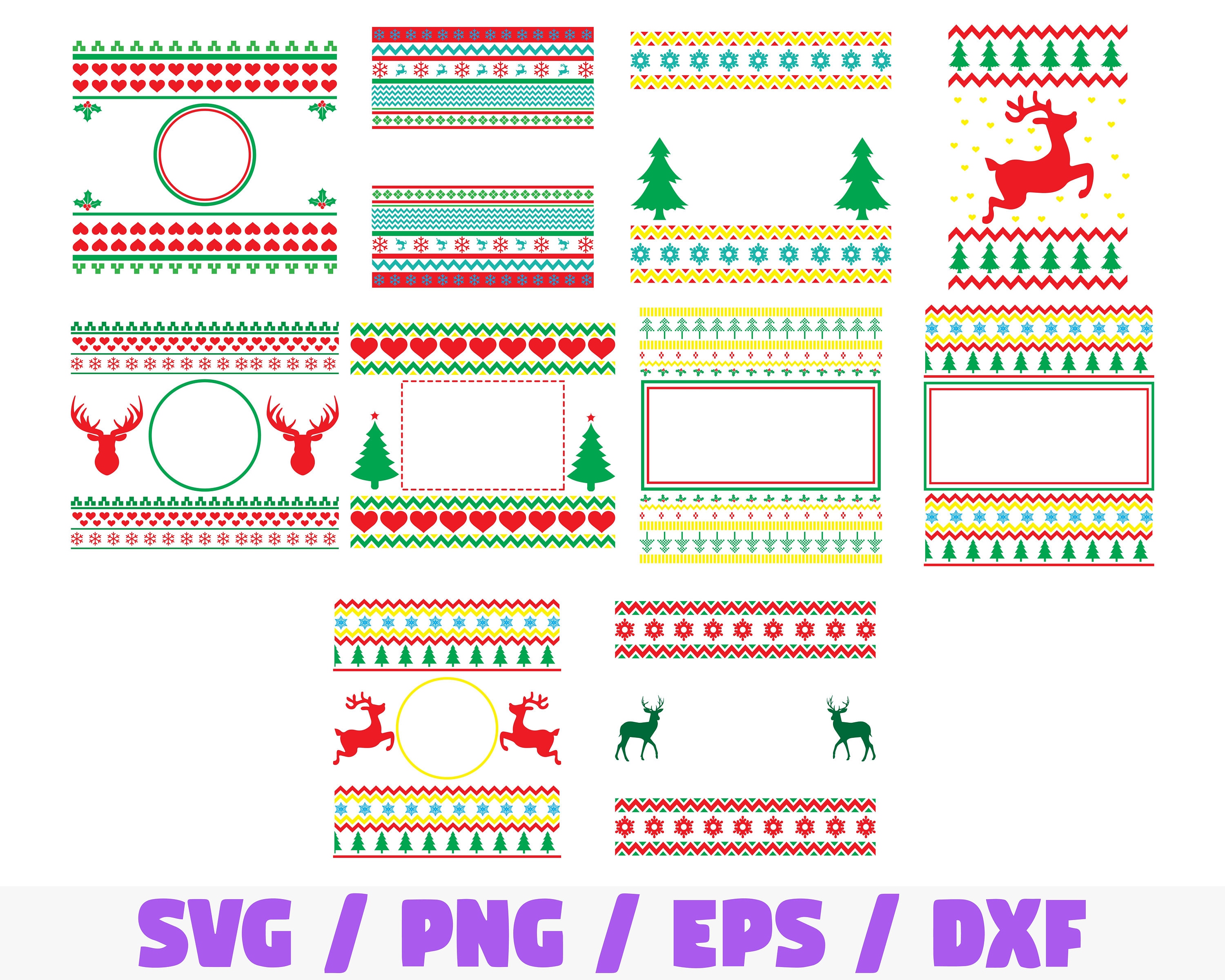 Ugly Sweater SVG Bundle, Christmas Sweater Svg, Ugly Sweater Svg, Ugly ...