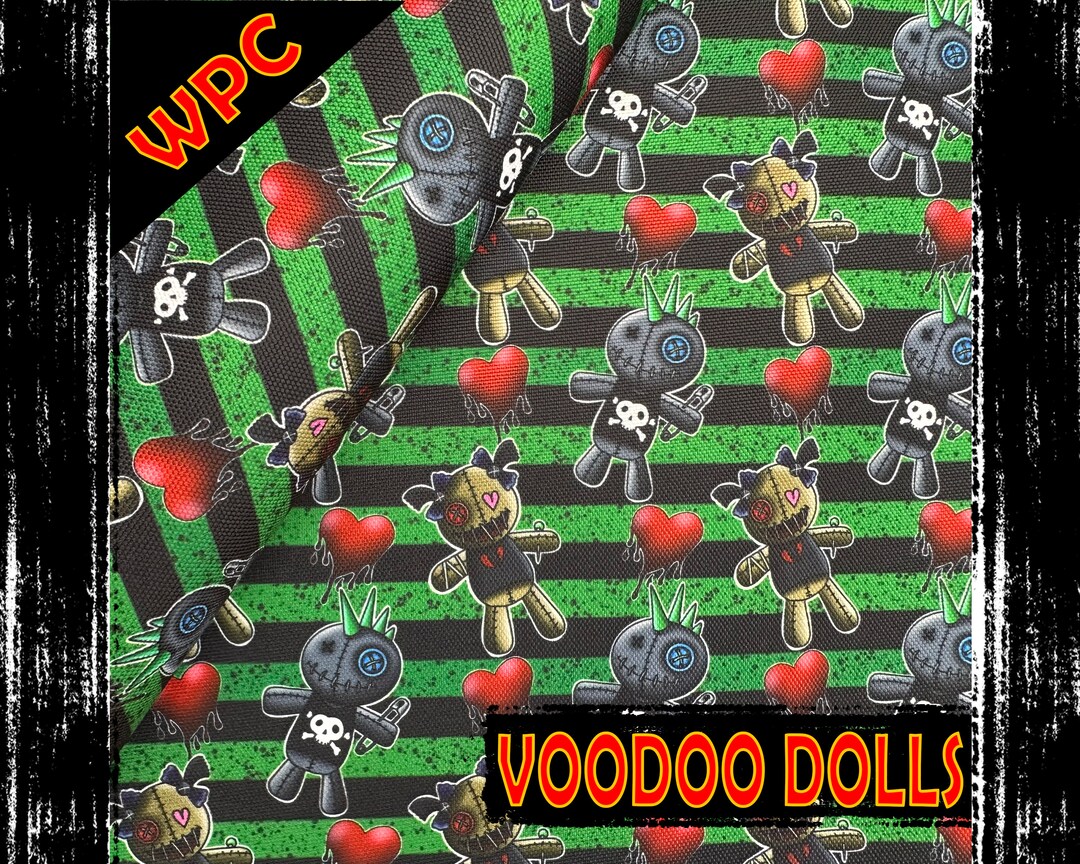 Voodoo Dolls Waterproof Canvas Fabric, Polyester Fabric, Printed, Bag ...