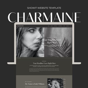 Showit Website Template for Designers, Minimalist Showit Website ...