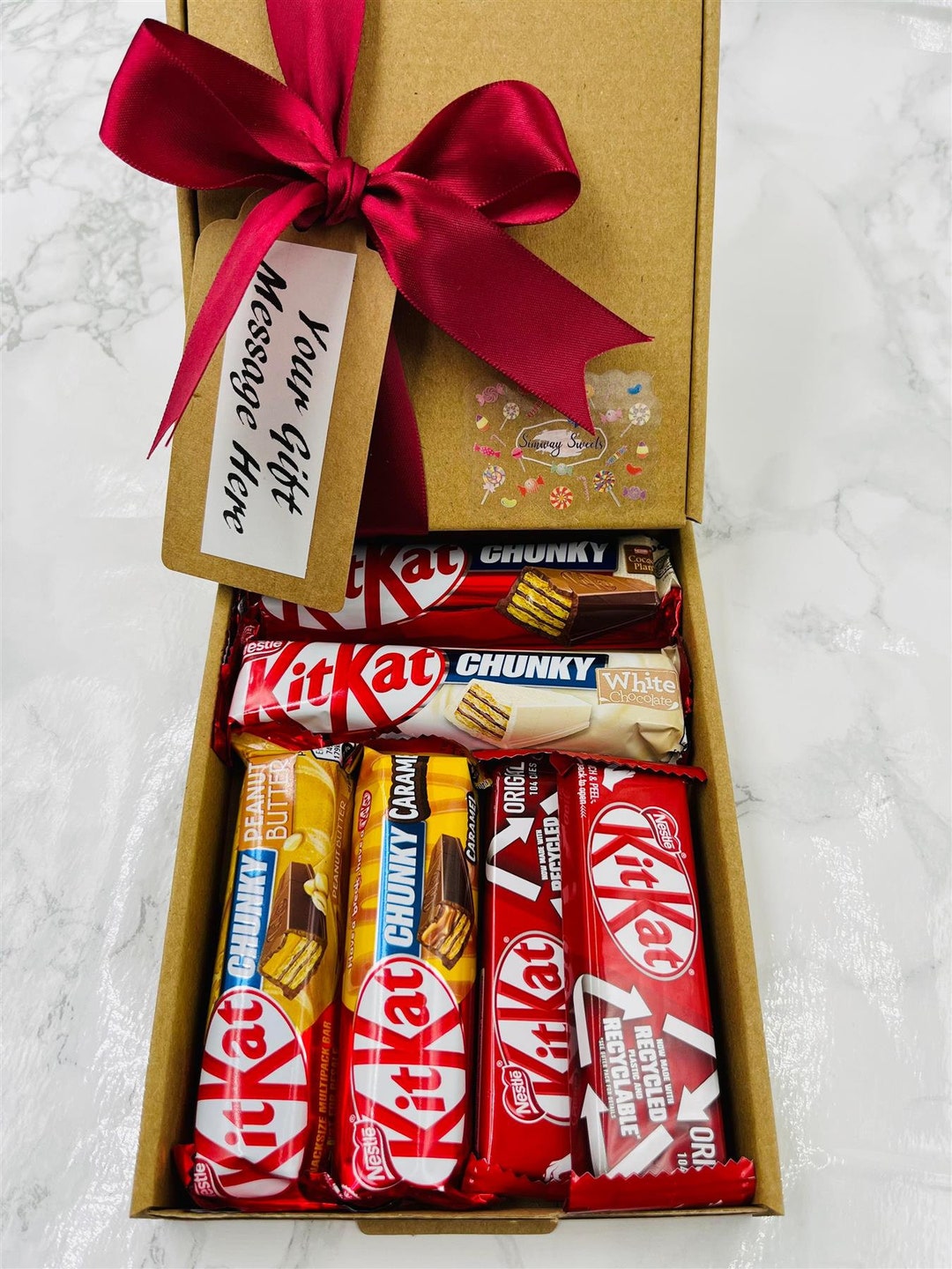 Nestle Kitkat Chunky Chocolate Gift Box Hamper Birthday Present - Etsy
