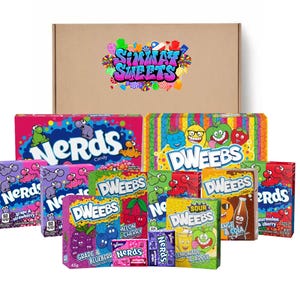 American Candy Hamper Nerds Dweebs Sweets Gift Box USA - Etsy UK