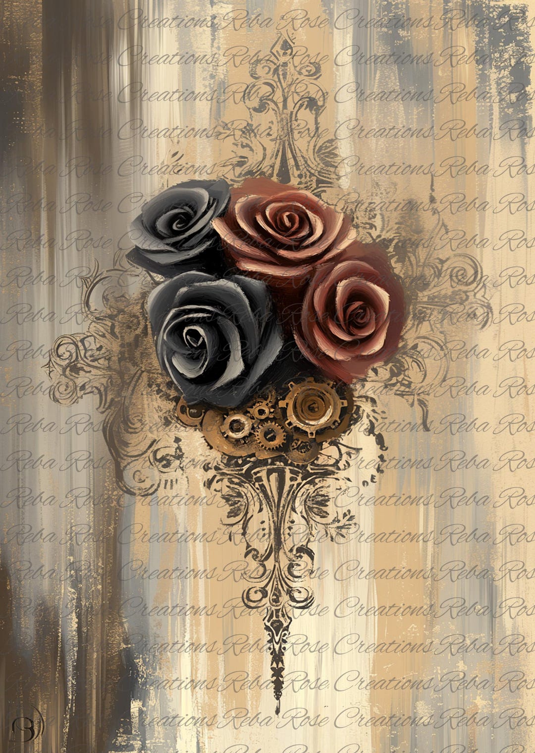 1869 Grunge Steampunk A4 Decoupage Paper - Etsy