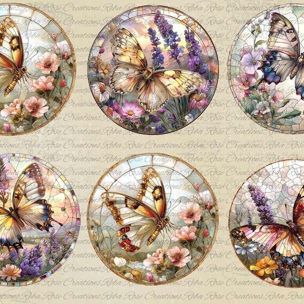 Butterflies Coaster - Etsy