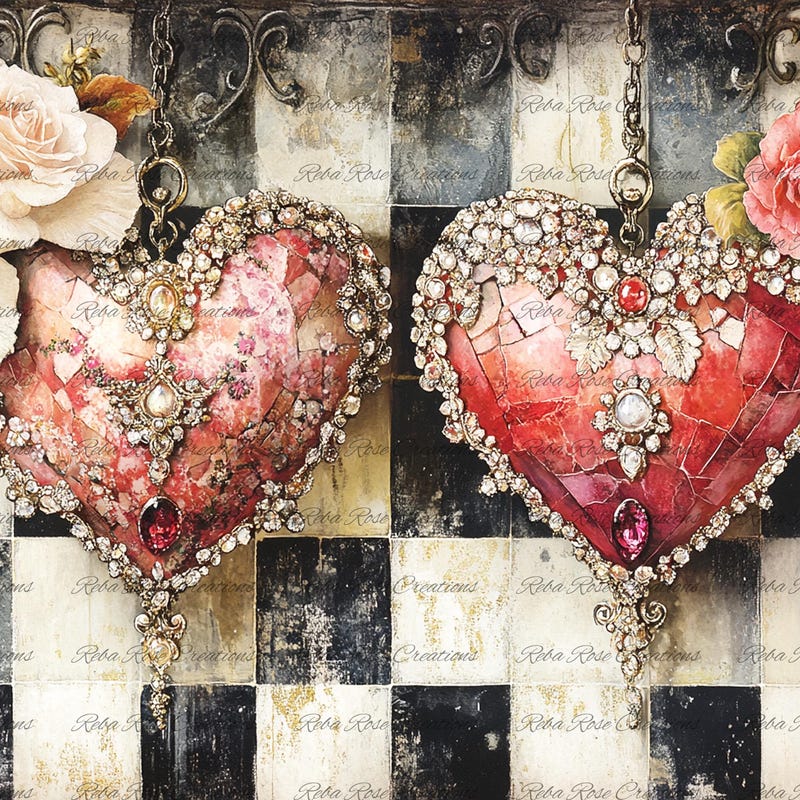 Heart on Rice Paper - Etsy