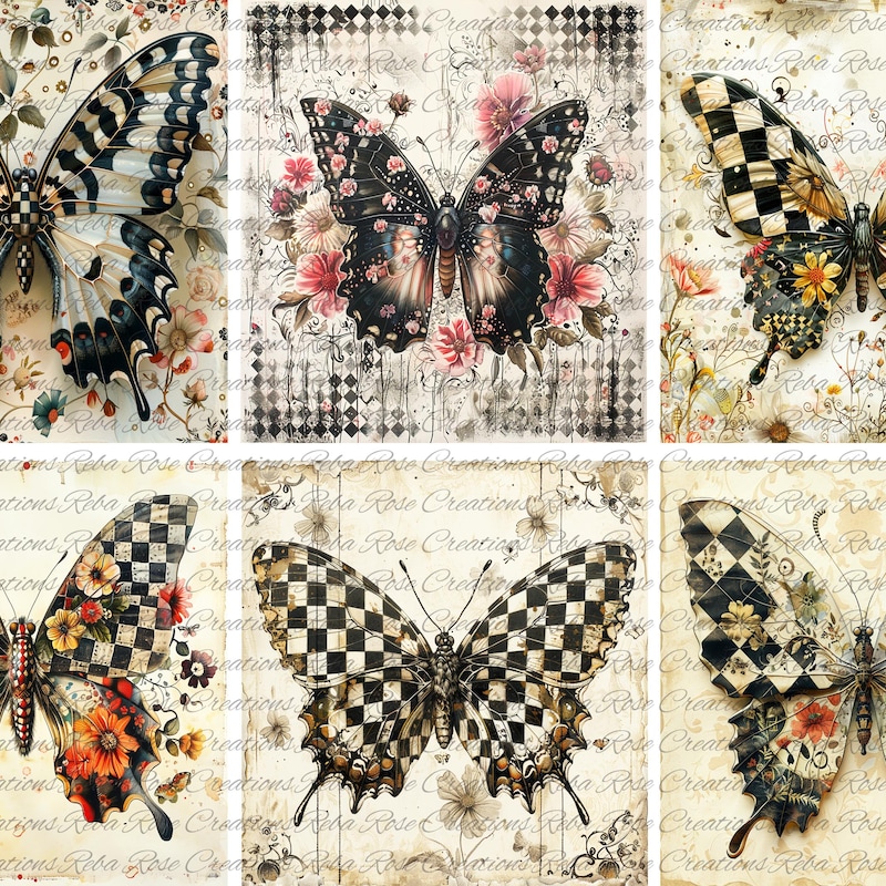 Butterfly Decoupage - Etsy