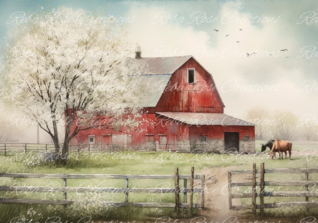 0513 Summer Farm A4 Rice Paper - Etsy