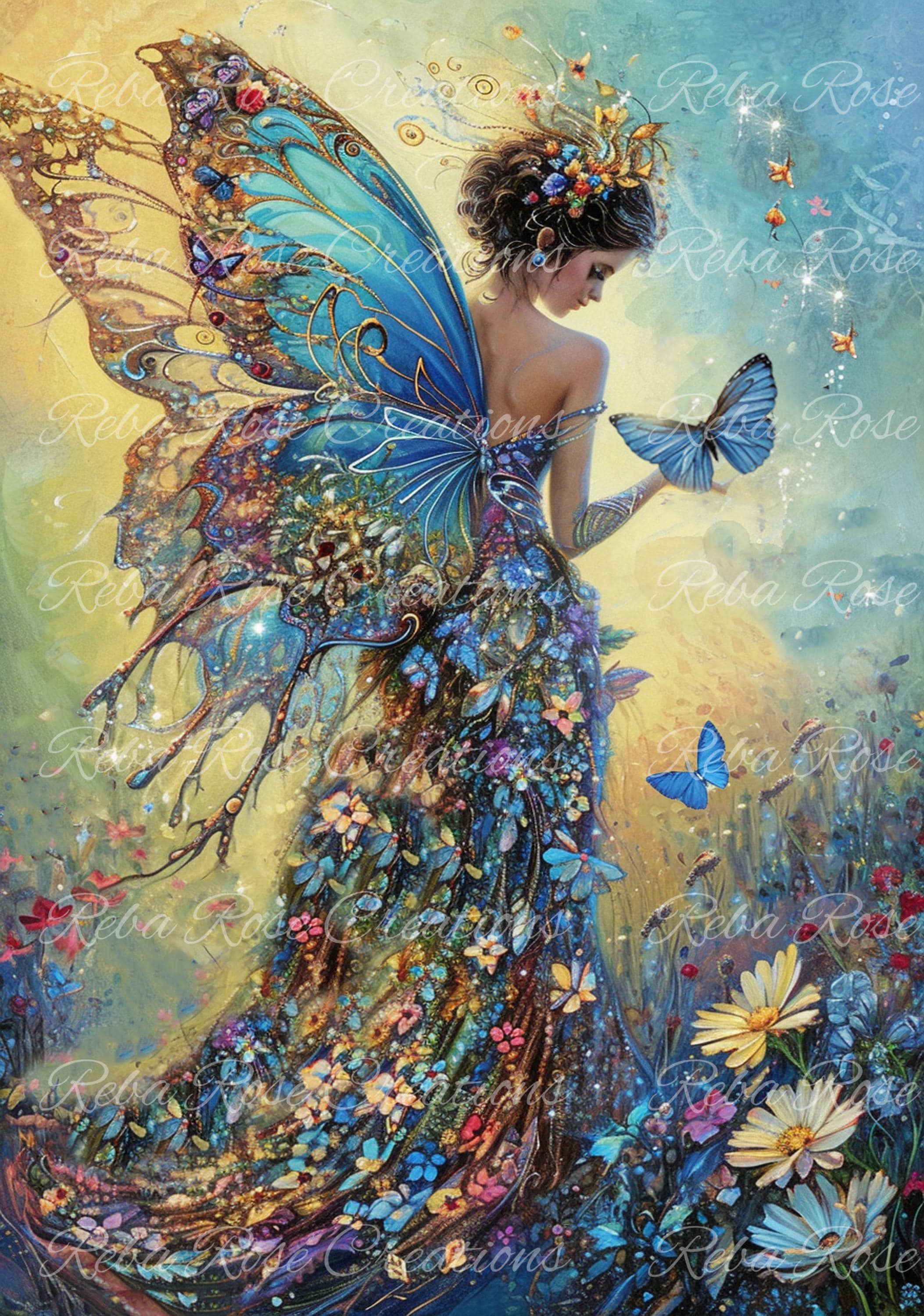 0950 Fairy Fantasy Dreams A4 Rice Paper - Etsy