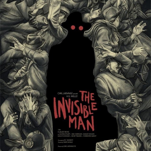 Invisible Man Vintage Poster - Etsy