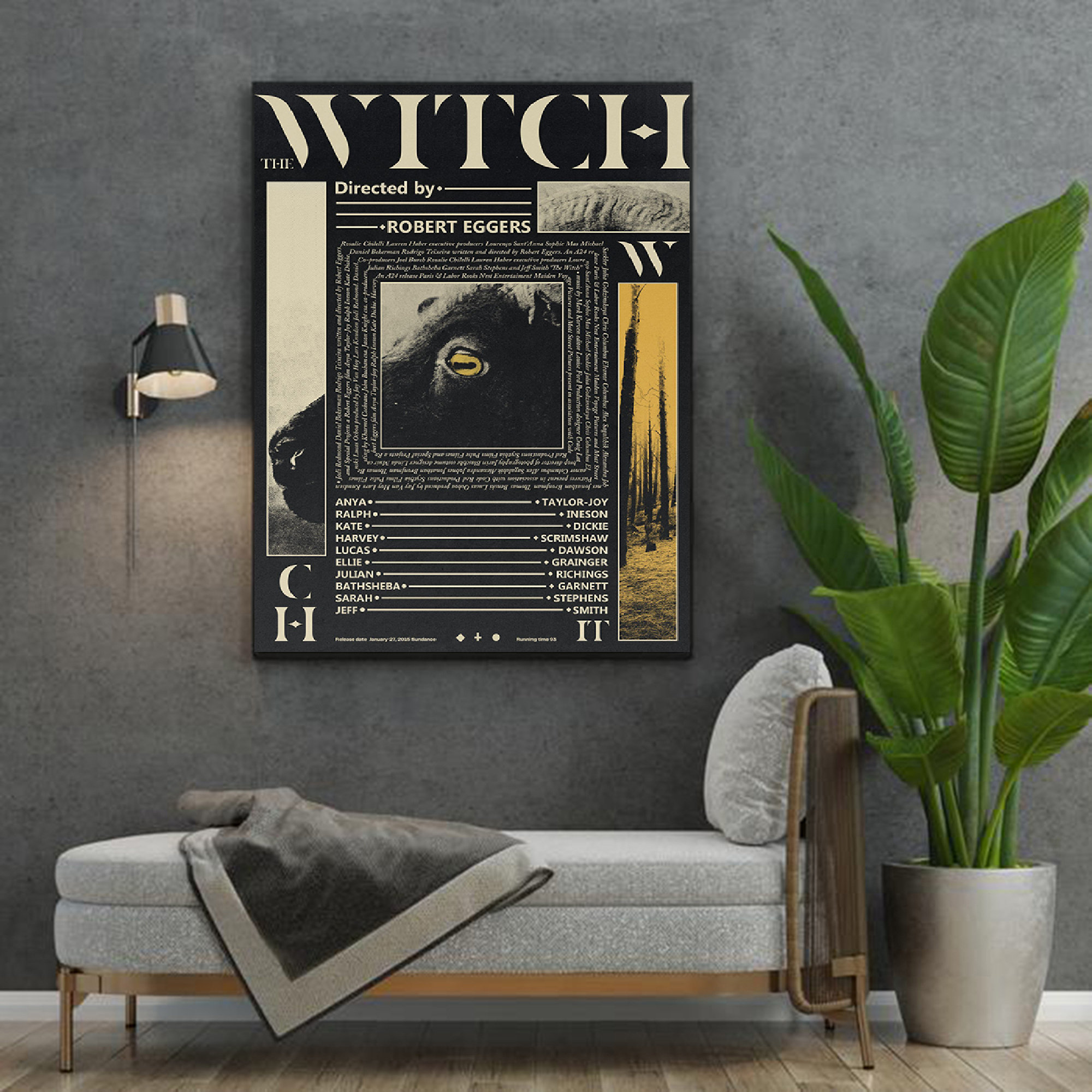 Witch Poster Print Folk Horror Art Witch Horror Movie Vvitch Print ...