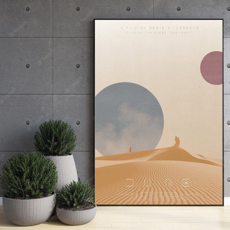 Alternative Dune Poster Dune Poster Print Vintage Dune Movie Science ...