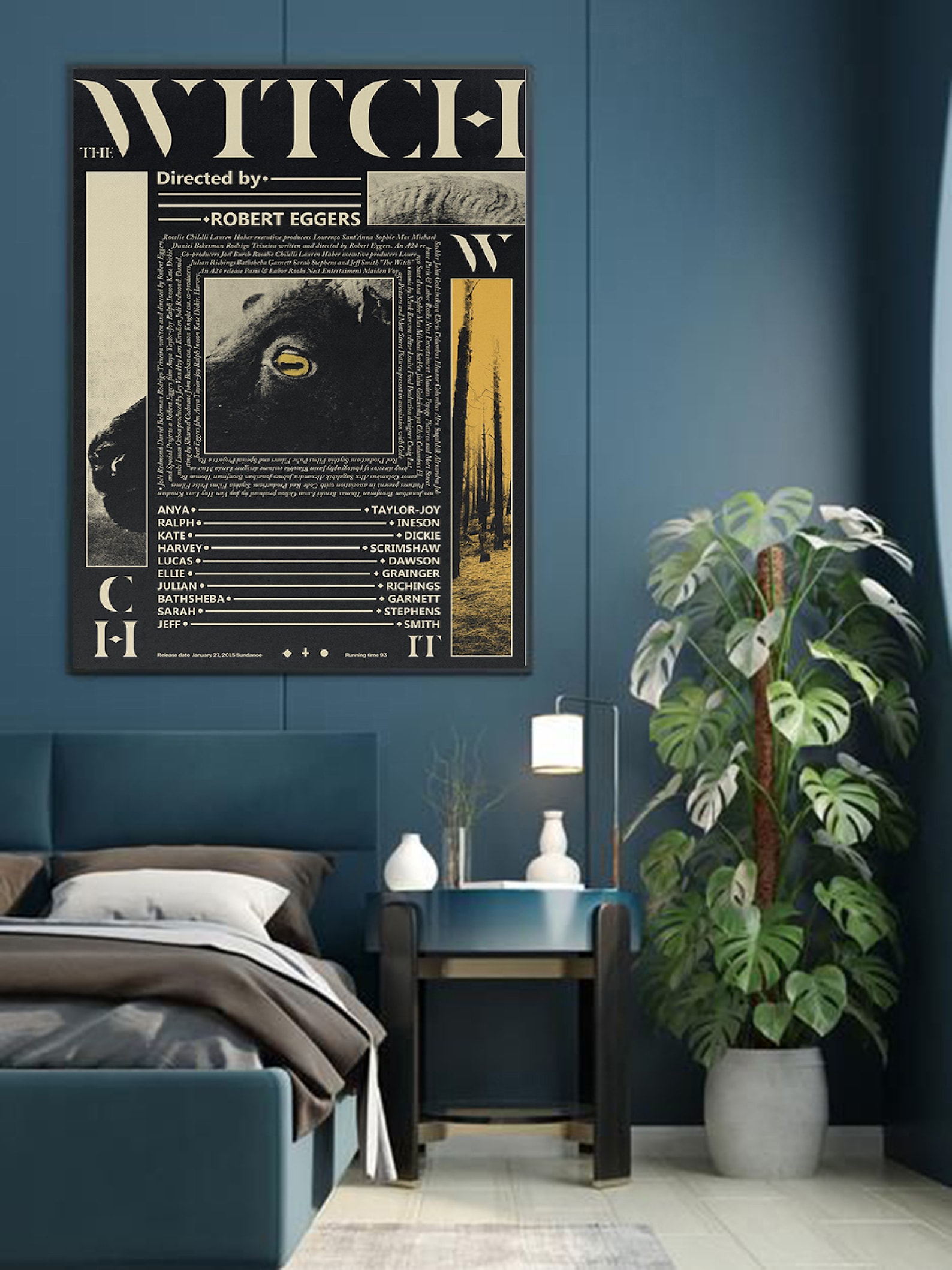 Witch Poster Print Folk Horror Art Witch Horror Movie Vvitch Print ...