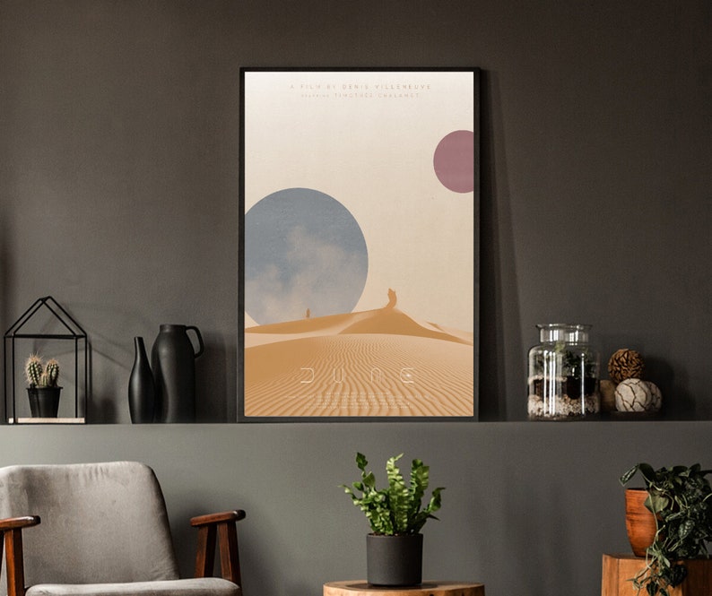 Alternative Dune Poster Dune Poster Print Vintage Dune Movie Science ...