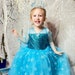 Elegant Princess Elsa Dress: Frozen Birthday Costume - Etsy